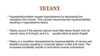 CALCIUM METABOLISM - its importance in orthodontics | PPTX