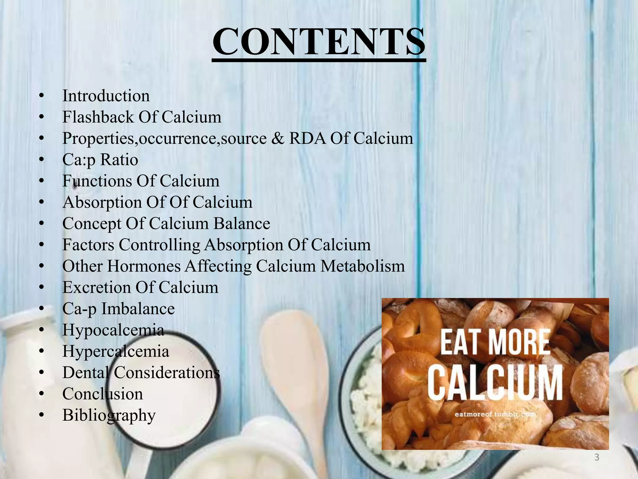 Calcium metabolism & disorders | PPTX