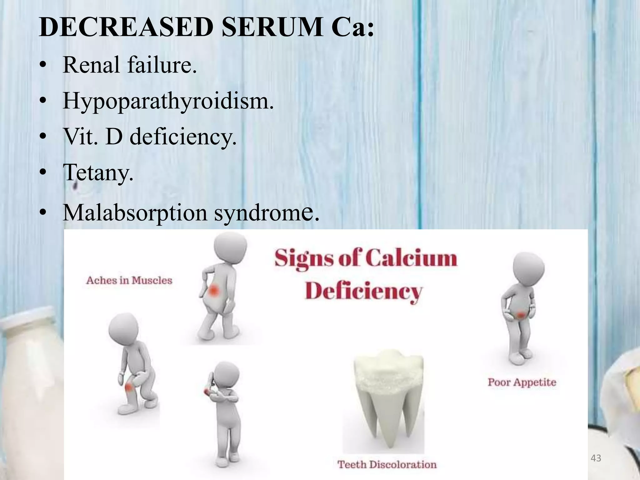 Calcium metabolism & disorders | PPTX