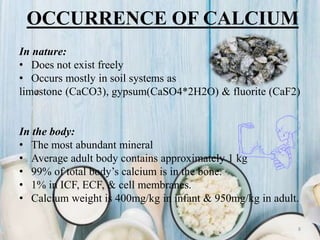 Calcium metabolism & disorders | PPTX