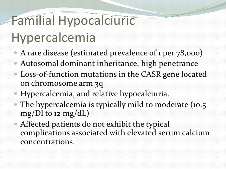Calcium metabolism & hypercalcemia