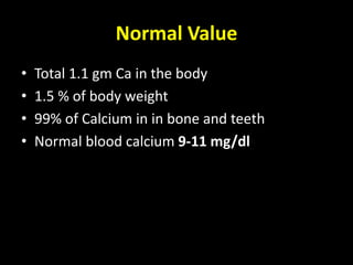 Calcium metabolism hypercalcemia | PPTX | Endocrine and Metabolic ...