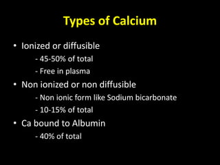 Calcium metabolism hypercalcemia | PPTX | Endocrine and Metabolic ...