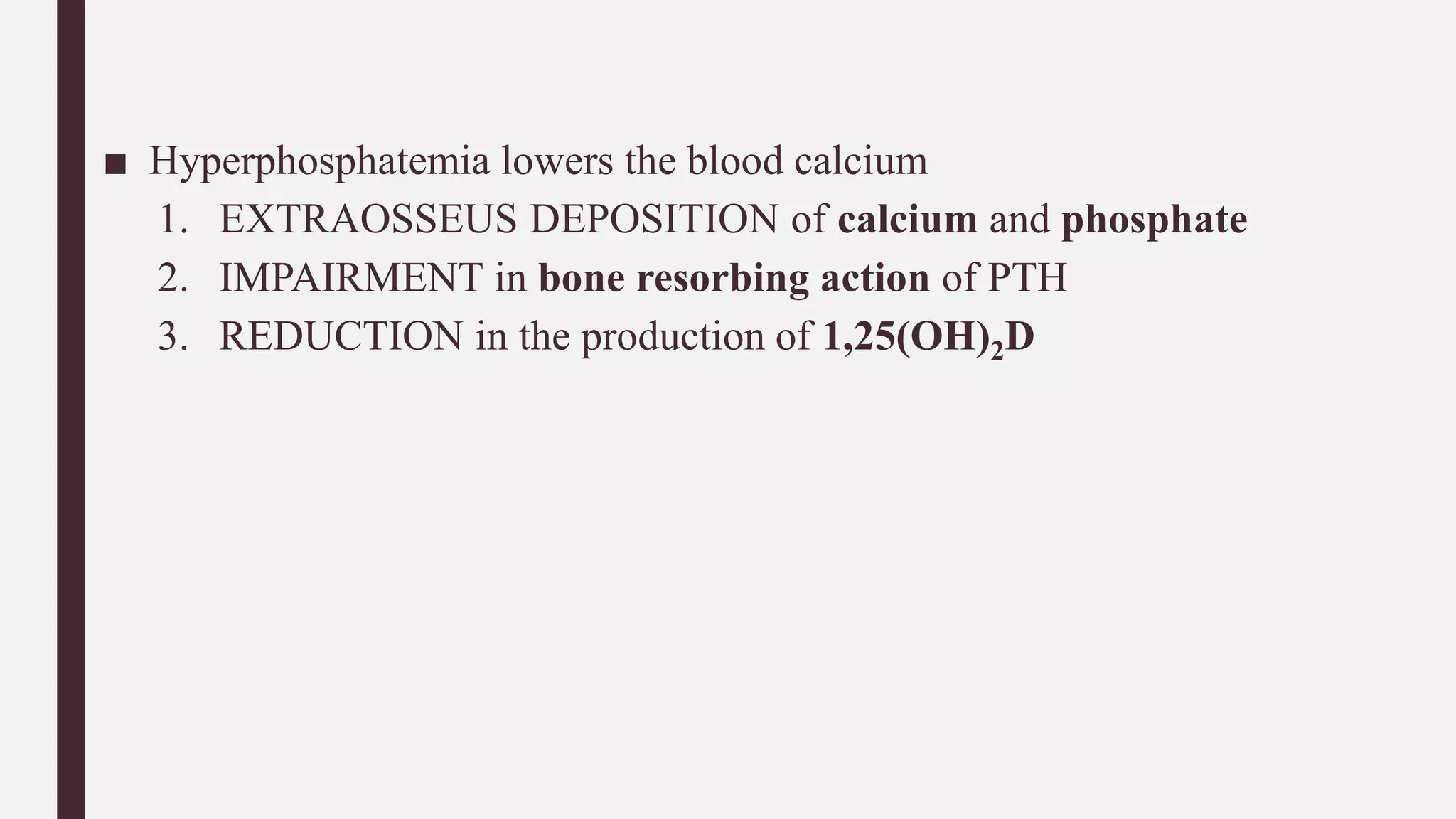 Calcium Metabolism and Hypocalcemia | PPTX