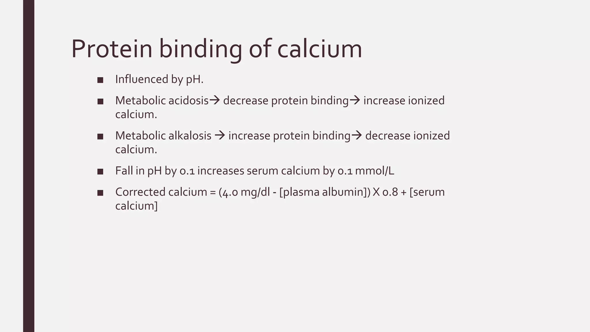 Calcium Metabolism and Hypocalcemia | PPTX