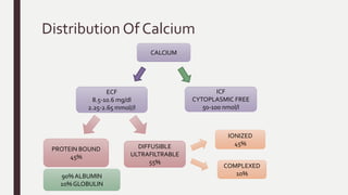 Calcium Metabolism and Hypocalcemia | PPTX