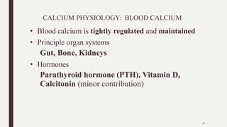 Calcium Metabolism and Hypocalcemia | PPTX