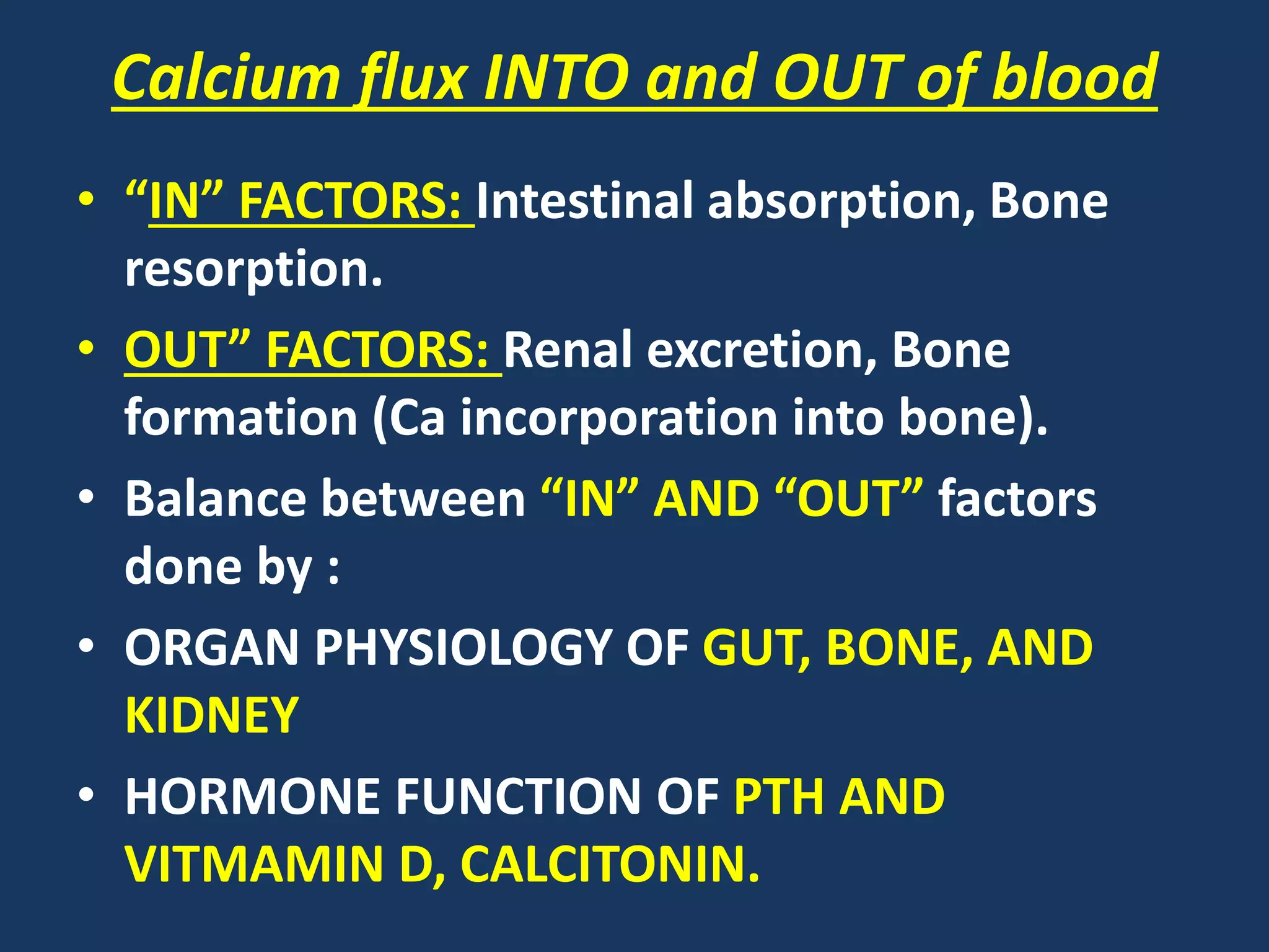 Calcium metabolism,ppt | PPTX