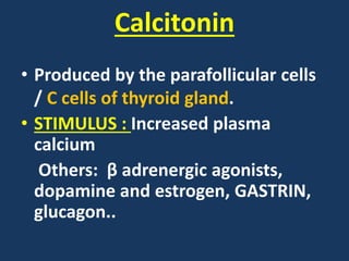 Calcium metabolism,ppt | PPTX