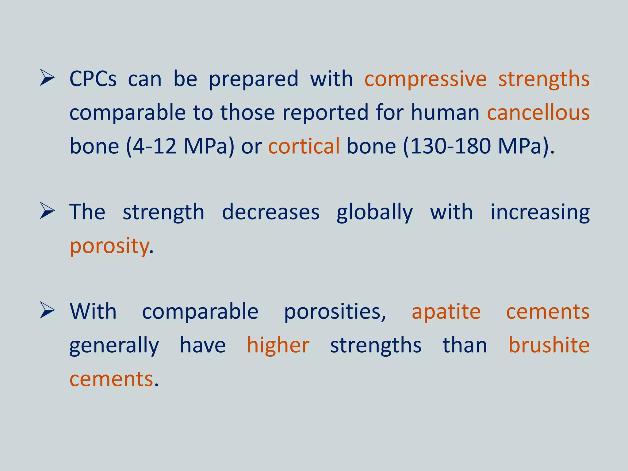 Calcium phosphate bone cement presentation | PPTX