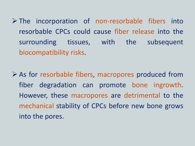 Calcium phosphate bone cement presentation | PPT