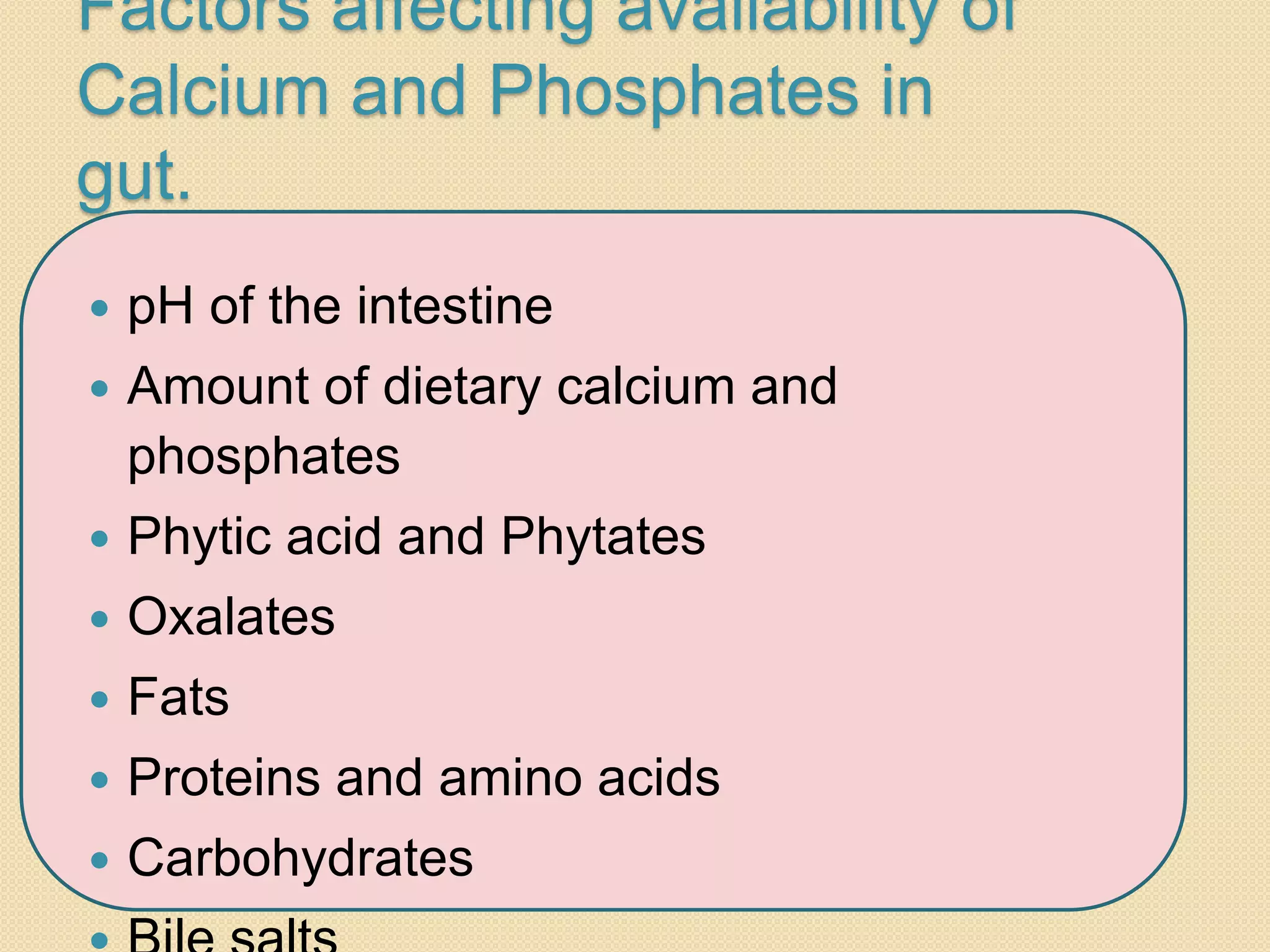 Calcium & Phosphate Metabolism | PPTX