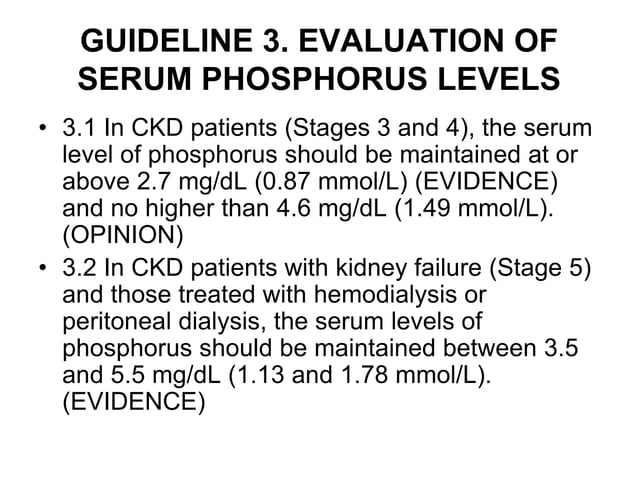 Calcium & phosphorus in ckd (2) | PPTX | Endocrine and Metabolic ...