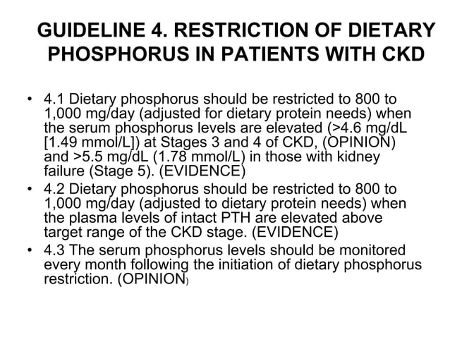 Calcium & phosphorus in ckd (2) | PPTX | Endocrine and Metabolic ...