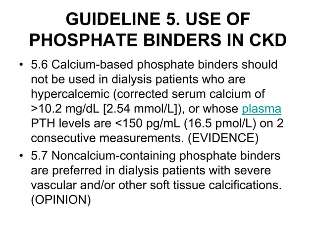Calcium & phosphorus in ckd (2) | PPTX | Endocrine and Metabolic ...