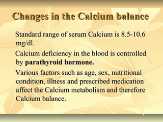 Calcium presentation | PPS