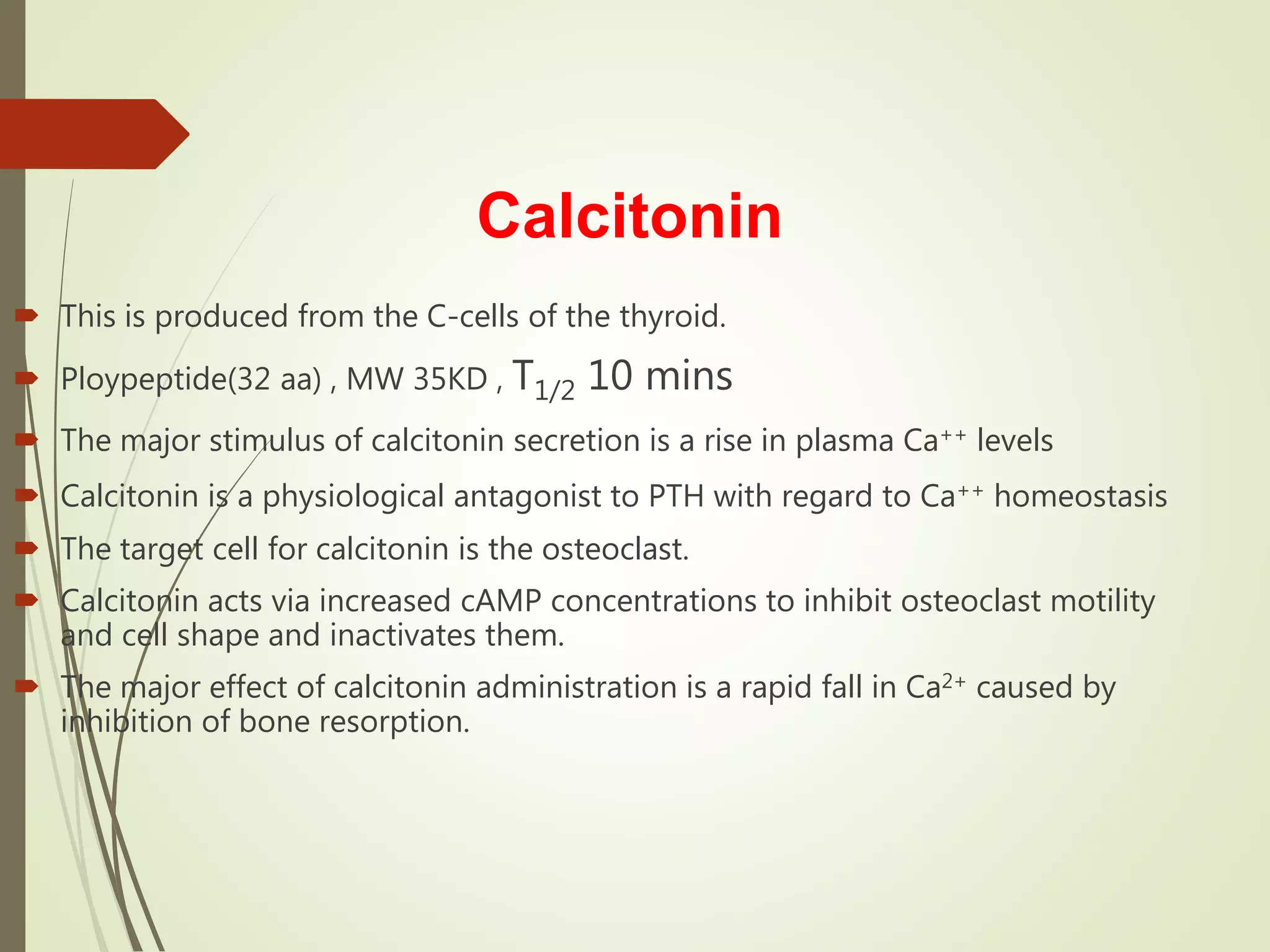 Calcium regulation | PPTX