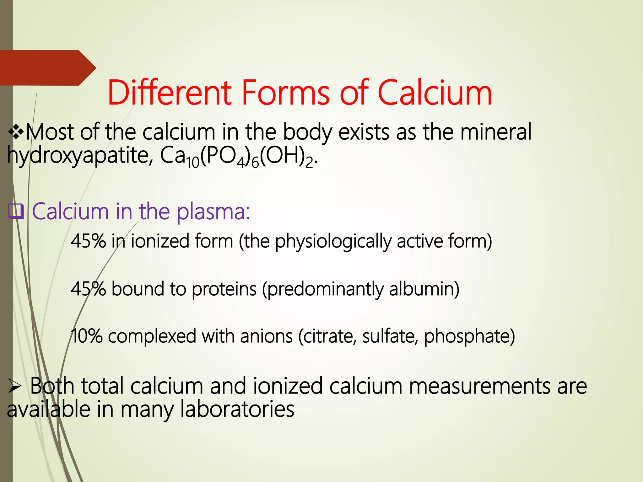 Calcium regulation | PPTX