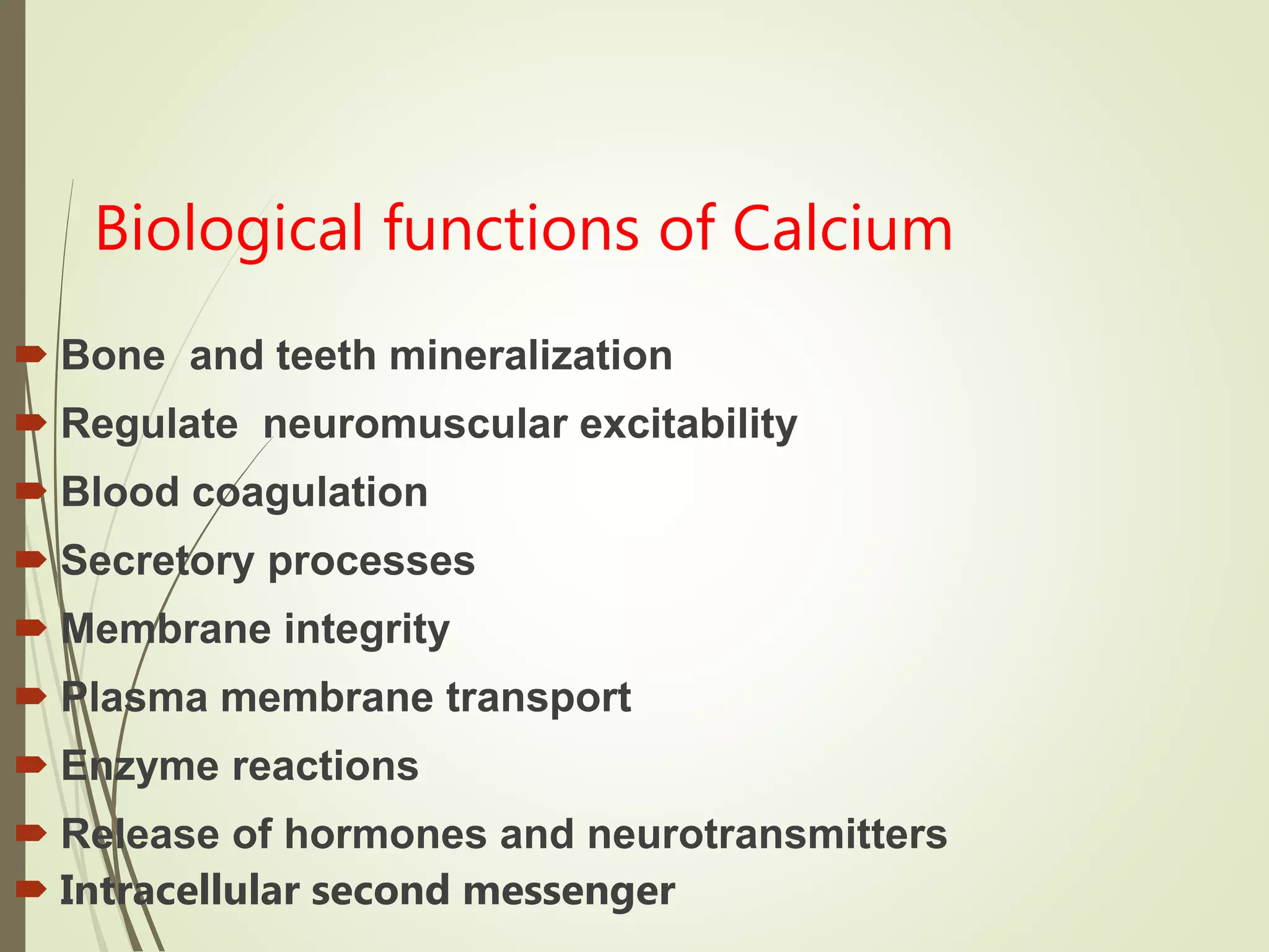 Calcium regulation | PPTX