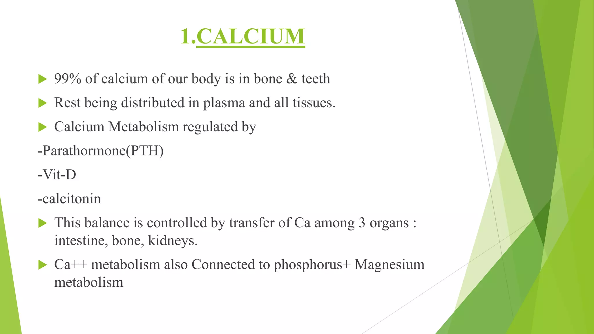 Calcium regulation | PPTX