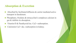 Calcium regulation | PPTX