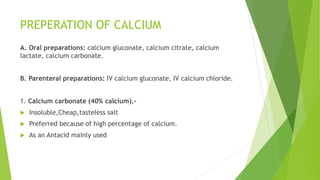 Calcium regulation | PPTX