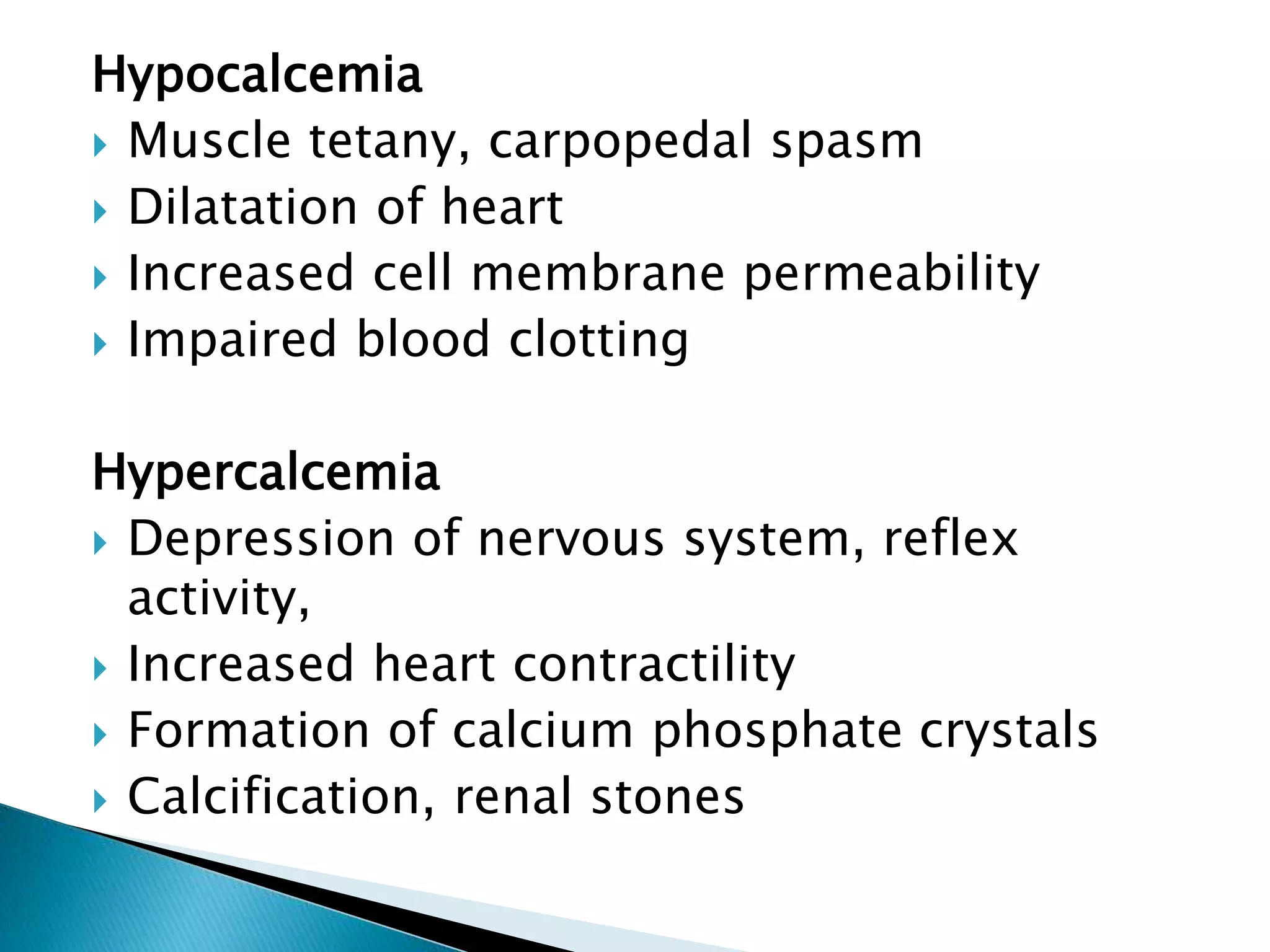 Calcium metabolism and disorders | PPTX