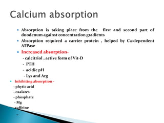 Calcium metabolism and disorders | PPTX