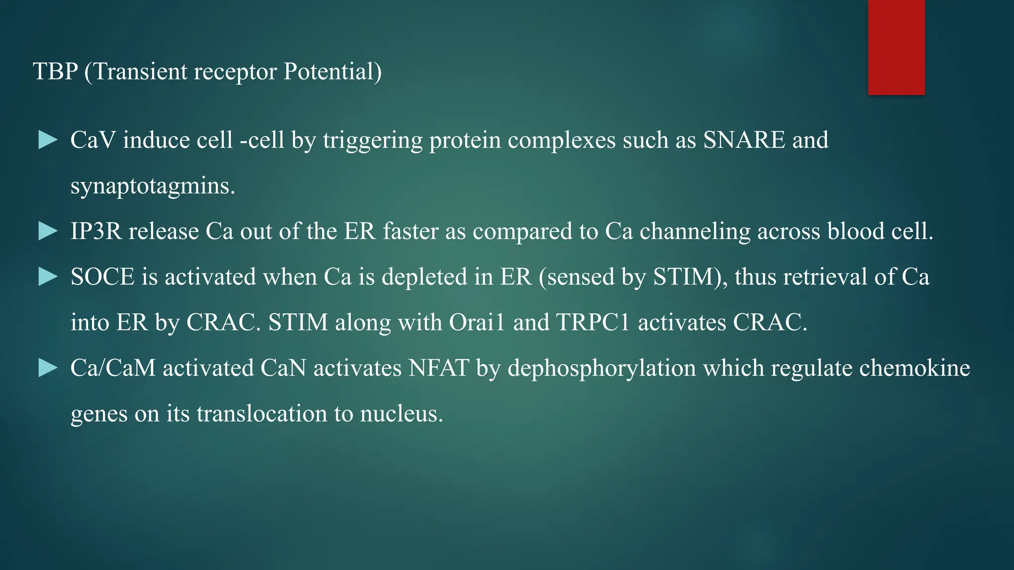 Calcium Signaling and its Implication in Disease | PPTX