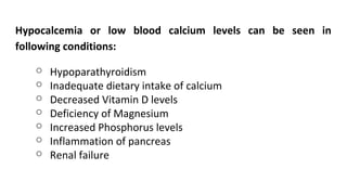 Blood Calcium test | ODP
