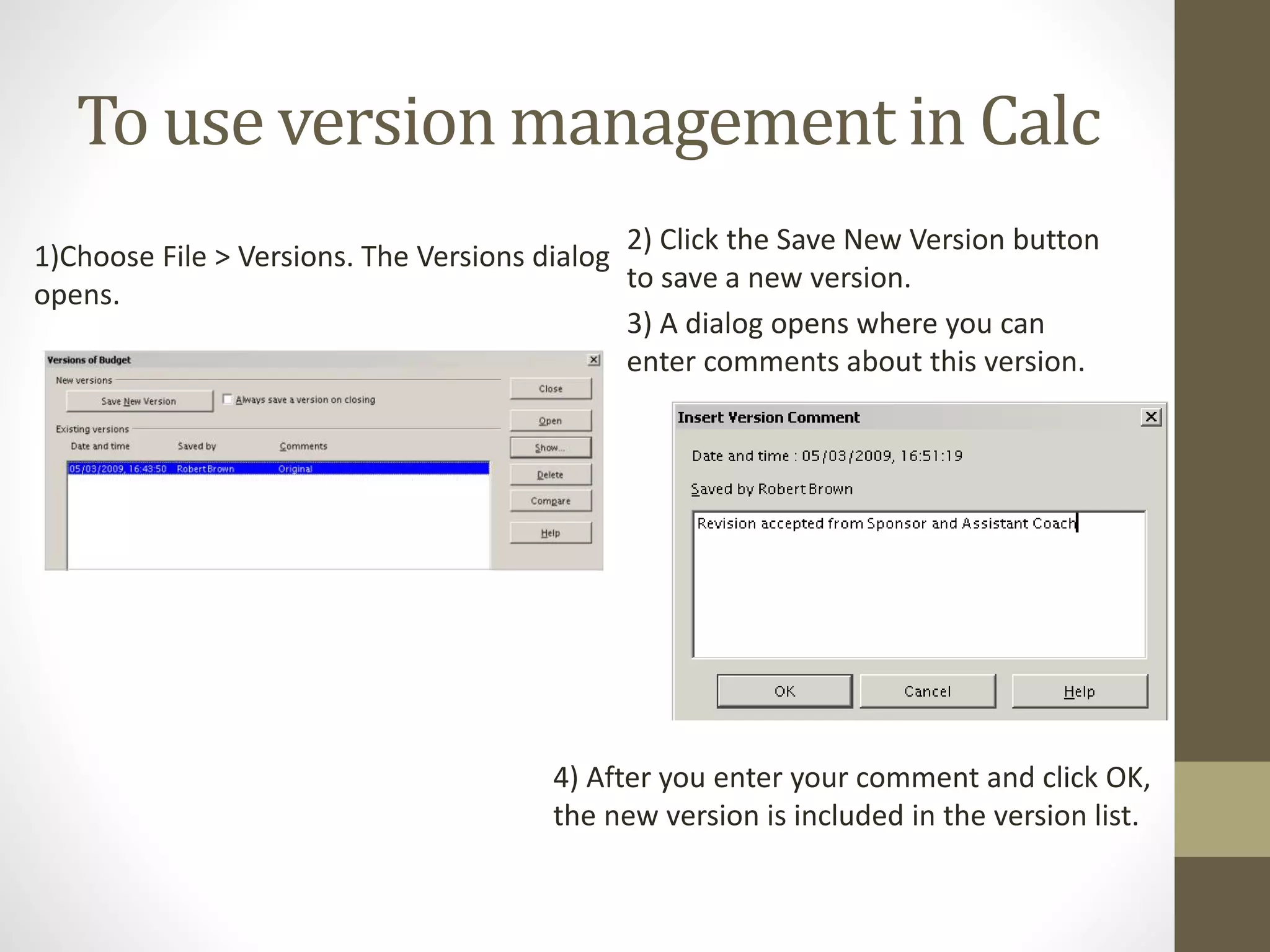 Libre Office Calc Lesson 5: Working with Data | PPTX
