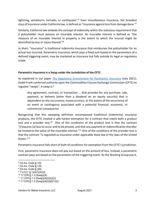 California Climate Insurance Working Group Sizes Up Parametric ...