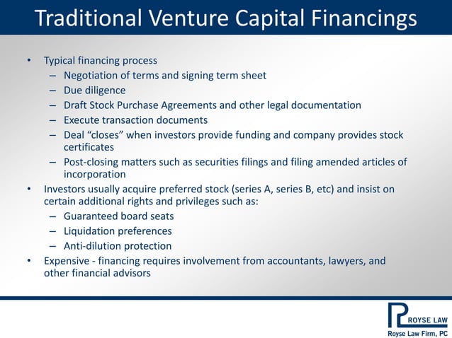 From Kickstarter to IPO: Raising Capital | PPT