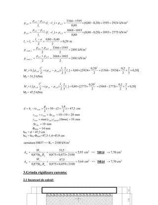 Calcul fundatii-izzolate exemplu din axisvm | PDF | Civil Engineering Industry | Industries