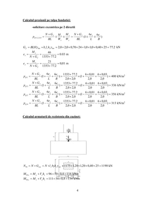 Calcul fundatii-izzolate exemplu din axisvm | PDF | Civil Engineering Industry | Industries