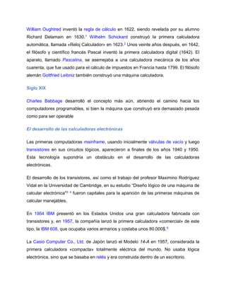 Calculadora | DOCX