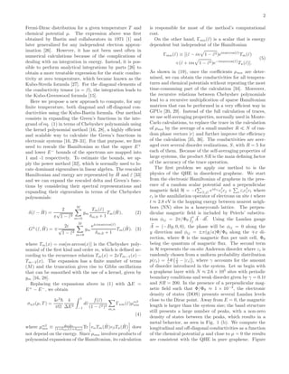 Calculando o tensor de condutividade em materiais topológicos | PDF