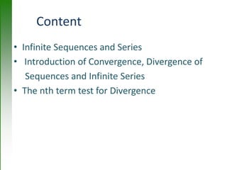 Calculas sequence and series | PPTX