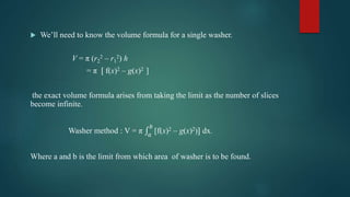 Volume by Washer Method | PPTX | Home Appliances | Home & Garden
