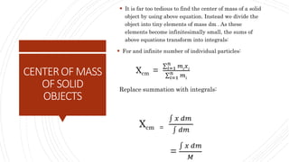 Center of Mass | PPTX