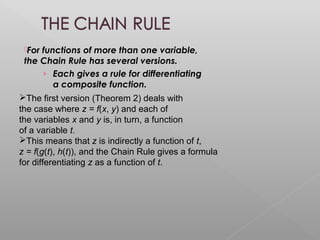CHAIN RULE AND IMPLICIT FUNCTION | PPT