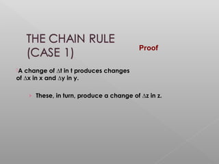 CHAIN RULE AND IMPLICIT FUNCTION | PPT