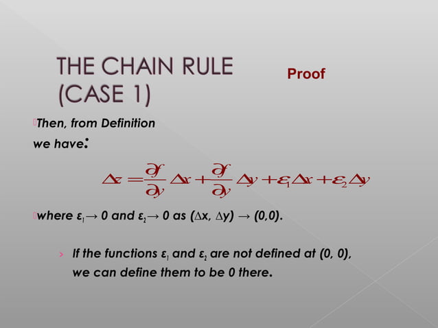 CHAIN RULE AND IMPLICIT FUNCTION | PPT