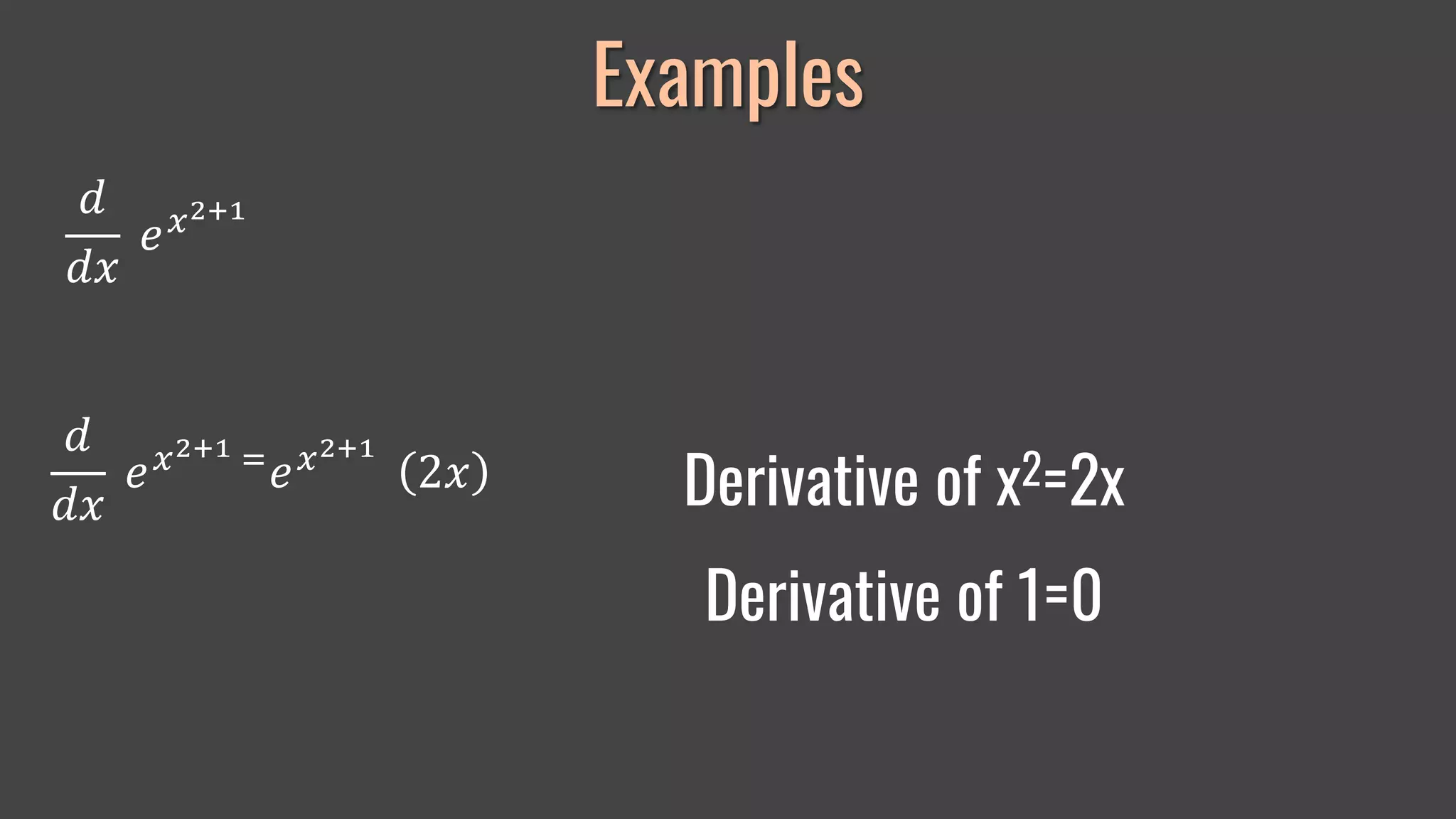 Exponential Function and Derivative of Exponential Function | PPTX