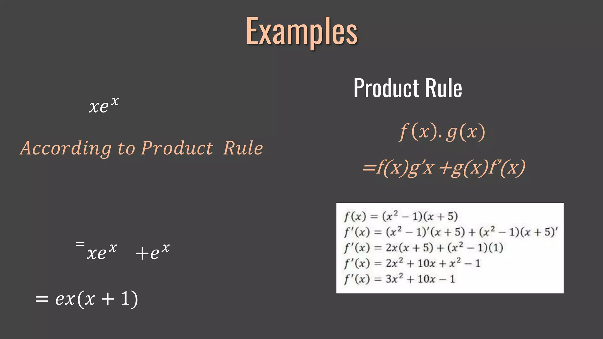 Exponential Function and Derivative of Exponential Function | PPTX