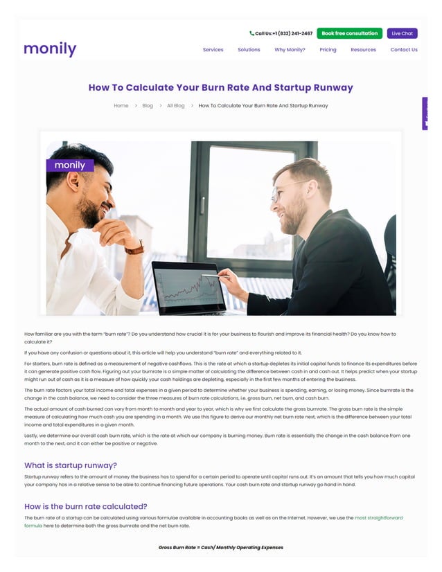 How To Calculate Your Burn Rate And Startup Runway | PDF