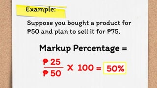 CALCULATE COST PRODUCTION_MARKUP_PERCENTAGE.pptx