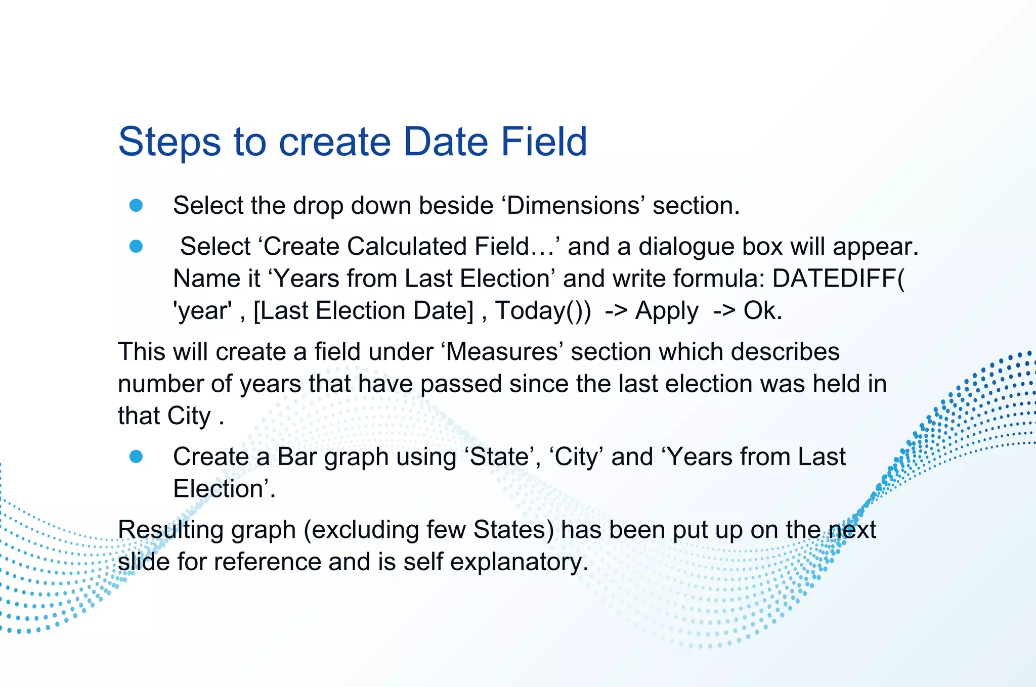 Calculated Fields in Tableau | PPTX