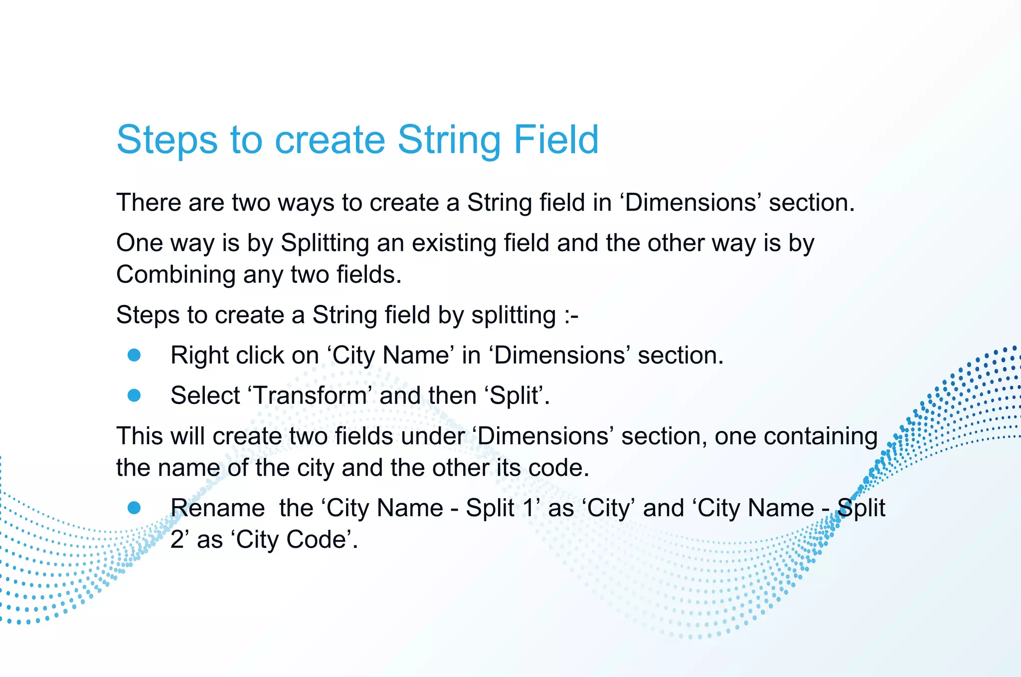 Calculated Fields in Tableau | PPTX