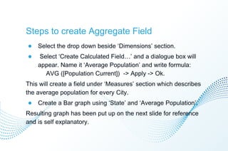 Calculated Fields in Tableau | PPTX